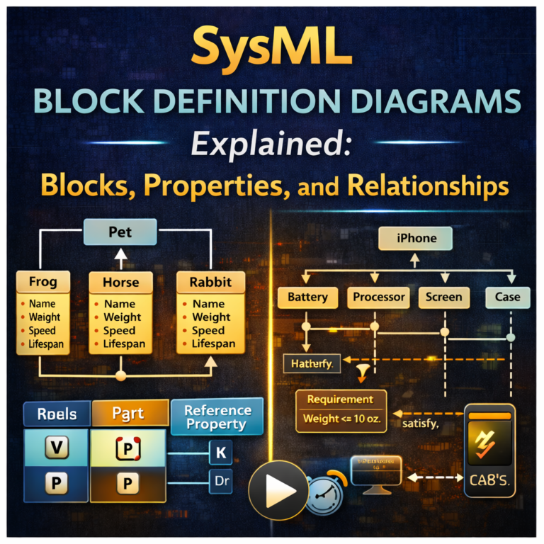 SysML Block Definition Diagrams Explained: Blocks, Properties, and ...