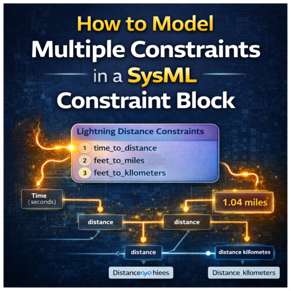 How to Model Multiple Constraints in a SysML Constraint Block - CameoMagic