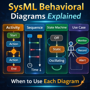 SysML Behavioral Diagrams Explained: Activity, Sequence, State Machine ...